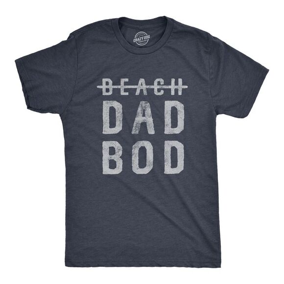 Crazy Dog T-Shirts | Shirts | Mens Beach Dad Bod T Shirt Funny ...
